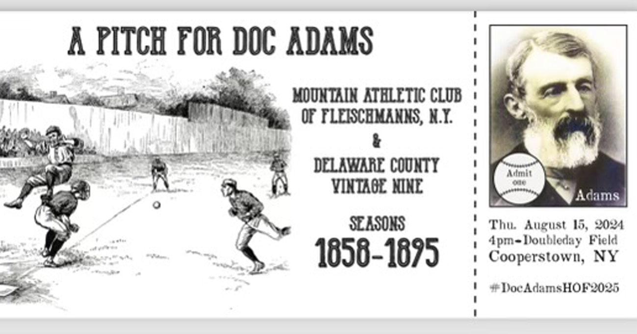 A Pitch For Doc Adams In Cooperstown - Doc Adams Base Ball (Official)