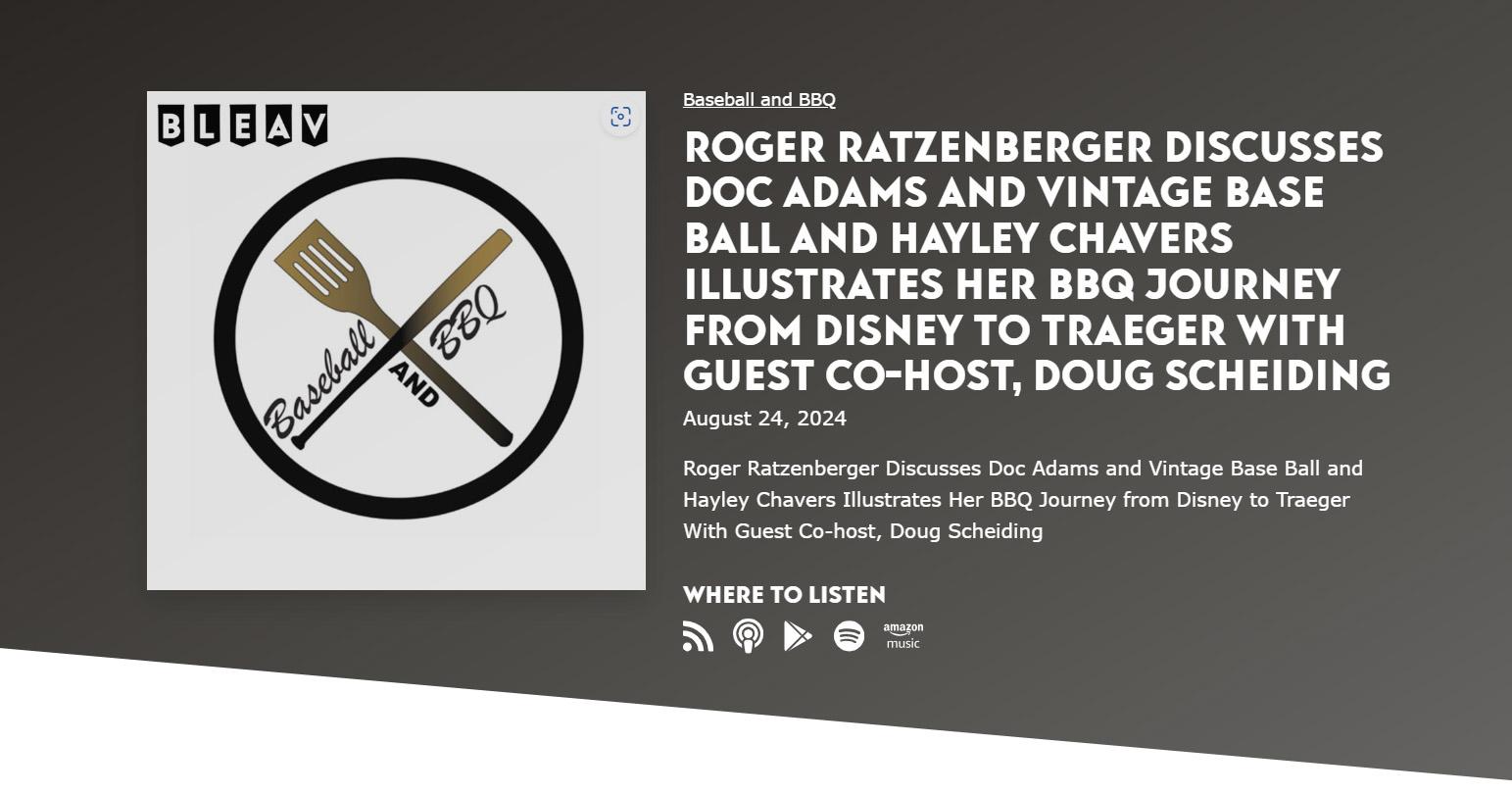 Talking Doc Adams On Baseball And BBQ - Doc Adams Base Ball (Official)